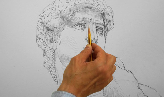 How to measure with a pencil - Drawing Academy
