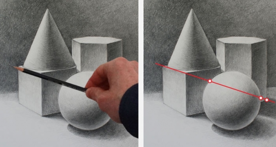 How to measure with a pencil - Drawing Academy