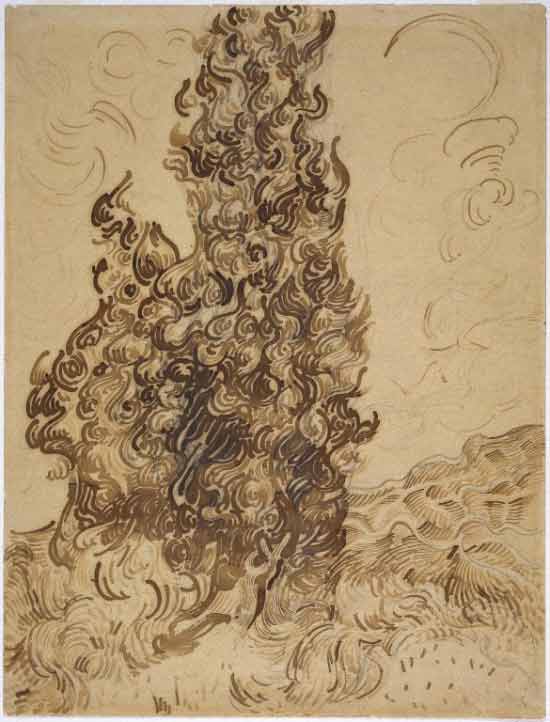 Vincent Van Gogh – Tree drawings - Drawing Academy