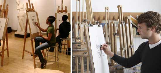 What is the correct drawing position? - Drawing Academy