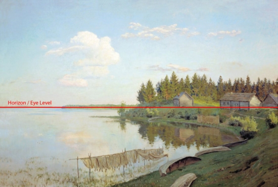 How to determine the horizon line - Drawing Academy | Drawing Academy