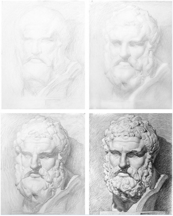 Portrait Drawing Critique - Drawing Academy