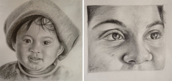 Portraits by Cyril, Drawing Academy student - Drawing Academy | Drawing ...